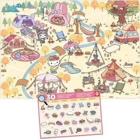EDUCA Detektivní puzzle Hello Kitty  Přátelé / 150 dílků / od 6 let