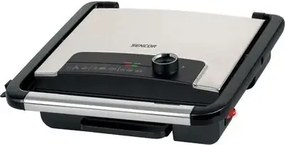 SENCOR SBG 3710SS stříbrná / Kontaktní gril / 2000 W / Regulace teplot
