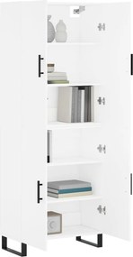 Skříň highboard bílá 69,5 x 34 x 180 cm kompozitní dřevo 3195699