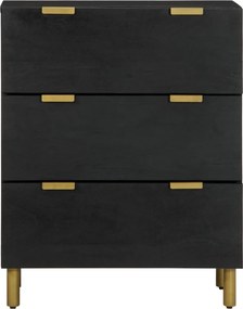 Příborníky 2 ks černé 60 x 33 x 75 cm kompozitní dřevo 3309992