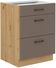 Kuchyňská skříňka Bolonia 60 D 3S BB QUADRO