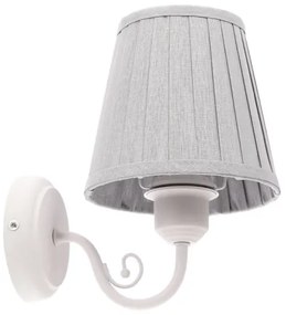 Nástěnná lampa FIREZ 1xE27/40W/230V bílá/šedá