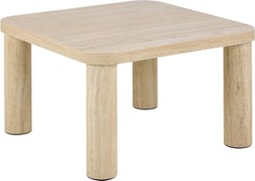 Konferenční stolek Solano 60 cm béžový travertin