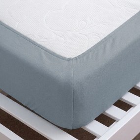 4Home Jersey prostěradlo MAKO šedá, 140–160 x 200 cm