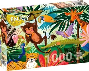 ENJOY Puzzle V džungli / 1000 dílků / od 14 let