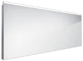 Nimco Zrcadla - Zrcadlo s LED osvětlením, 1200x600 mm, hranaté, aluminium ZP 8006
