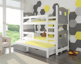 Dětská patrová postel Jade s výsuvným lůžkem 10