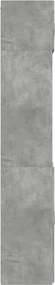 Úložná skříňka betonově šedá 70x42,5x225 cm kompozitní dřevo 3281318