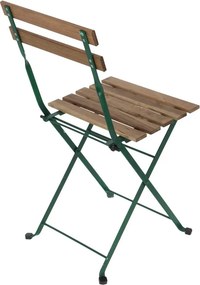 Zeleno-béžová kovová zahradní židle – Esschert Design