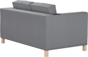Potah na pohovku IKEA  Karlanda 2-místná, krátký barva šedá látka pletený vzor