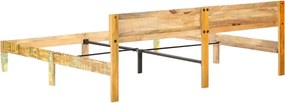 Rám postele masivní recyklované dřevo 200 x 200 cm 288439
