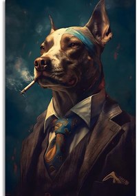 Obraz zvířecí gangster pes Varianta: 40x60