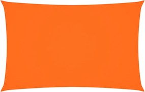 Stínící plachta oxfordská látka obdélníková 2 x 4,5 m oranžová 135698
