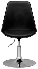 Bruxxi Jídelní židle Korsika, syntetická kůže, černá