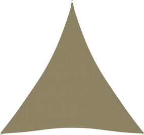 vidaXL Stínící plachta oxfordská látka trojúhelníková 3x4x4 m [135119] Barva: Béžová
