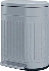 HOMCOM 20 l odpadkový koš s víkem a pedálem, vyjímatelný vnitřní kbelík, tlumené dovírání, šedý (36,5 × 31,2 × 45 cm) | Aosom