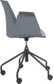 Danish style Kancelářská židle Peppe, šedá