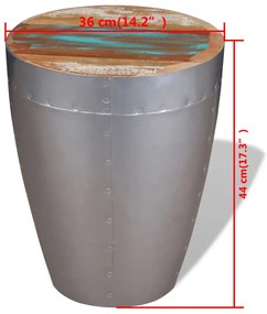 vidaXL Marketos Stolička Aviator masivní recyklované dřevo