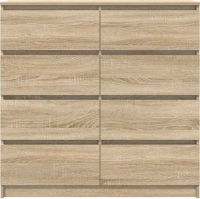 Příborník dub sonoma 100x35x99 cm kompozitní dřevo 3328491