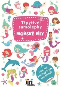 JIRI MODELS Třpytivé samolepky s glitry Mořské víly / 275 ks / 15 x 21