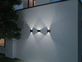 LED2 5131334D LED2 Venkovní nástěnné svítidlo BLADE, A DALI/PUSH 2x6W 3000K antracit - LED2 Lighting