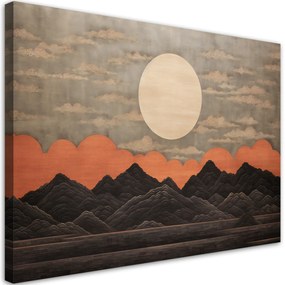 Gario Obraz na plátně Západ slunce v Japonsku Rozměry: 60 x 40 cm