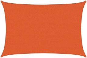 Stínicí plachta 160 g/m² oranžová 4 x 6 m HDPE 311684