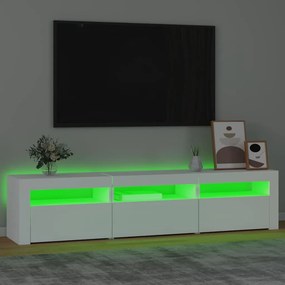 TV skříňka s LED osvětlením bílá 180 x 35 x 40 cm 3152754