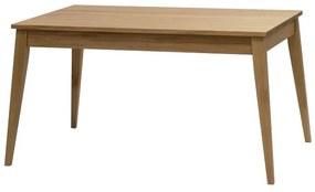 Stima Dubový stůl CAPO Rozměr: 140x90 cm, Odstín: Přírodní Dub + Transparentní Lak
