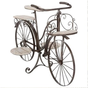 Kovový květináč JÍZDNÍ KOLO, 59 cm