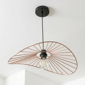 Brilagi - LED Lustr na lanku CERIA WIRE 1xE27/40W/230V 40x56 cm bronz