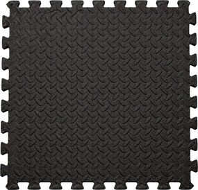 V2 Sada 6 ochranných podložek na podlahu 61x61cm – černá