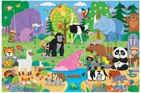 GALT Velké podlahové puzzle - Kdo je vyšší? / od 3 let