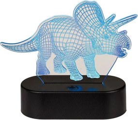 Dětská lampička 3D TRICERATOPS