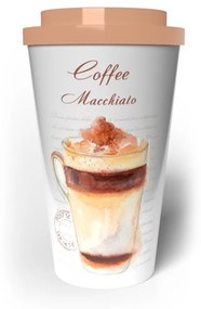 Banquet Hrnek cestovní dvoustěnný COFFEE 0,5 l, Coffee macchiato