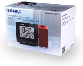 GARNI technology Digitální budík s projekcí času a vnitřní teploty GARNI 140R