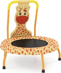 Costway Φ71 cm dětská trampolína s rukojetí a krytem okraje mini trampolína
