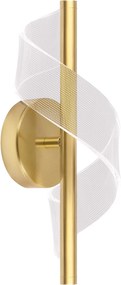 Nástěnné LED svítidlo G032-W zlaté/neutrální bílá