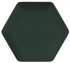 Egibi Čalouněný akustický panel nástěnný Riwiera 38 tm. zelená hexagon - Hexagon 6x15 cm