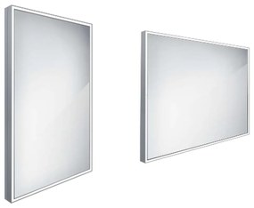 Nimco Zrcadla - Zrcadlo s LED osvětlením, 40x60 cm, hliník ZP 13000
