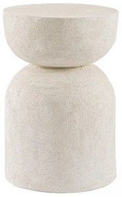 BIZZOTTO Odkládací stolek ALBIN bílý ø31 cm 0747212