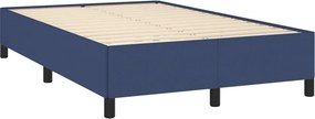 Box spring postel s matrací černá 120x190 cm textil 3269908