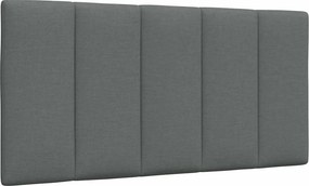 Rám postele bez matrace Hanko tmavě šedá 100 x 200 cm textil 3310371