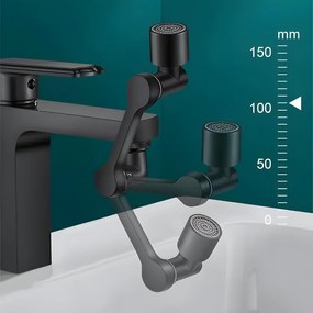 Rea Colt, otočné prodloužení ramene pro baterii, černá matná, REA-B6567