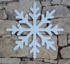 Vánoční ozdoba vločka Wega, plast 65 cm