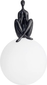 Stolní lampa WOMAN-3 černá 35 cm