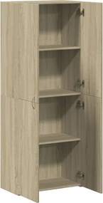 Kartotéka dub sonoma 60 x 32 x 153 cm kompozitní dřevo 3276646
