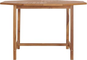 Zahradní jídelní stůl 110 x 110 x 75 cm masivní teak 318478