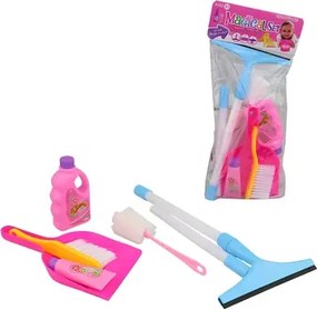 Úklidová sada Malá uklízečka / Dětská úklidová sada / Plast / 6 ks / o