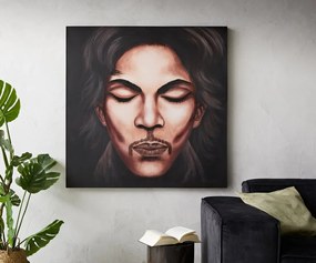 Obraz Prince 120x120 cm vícebarevný recyklovaný kov
